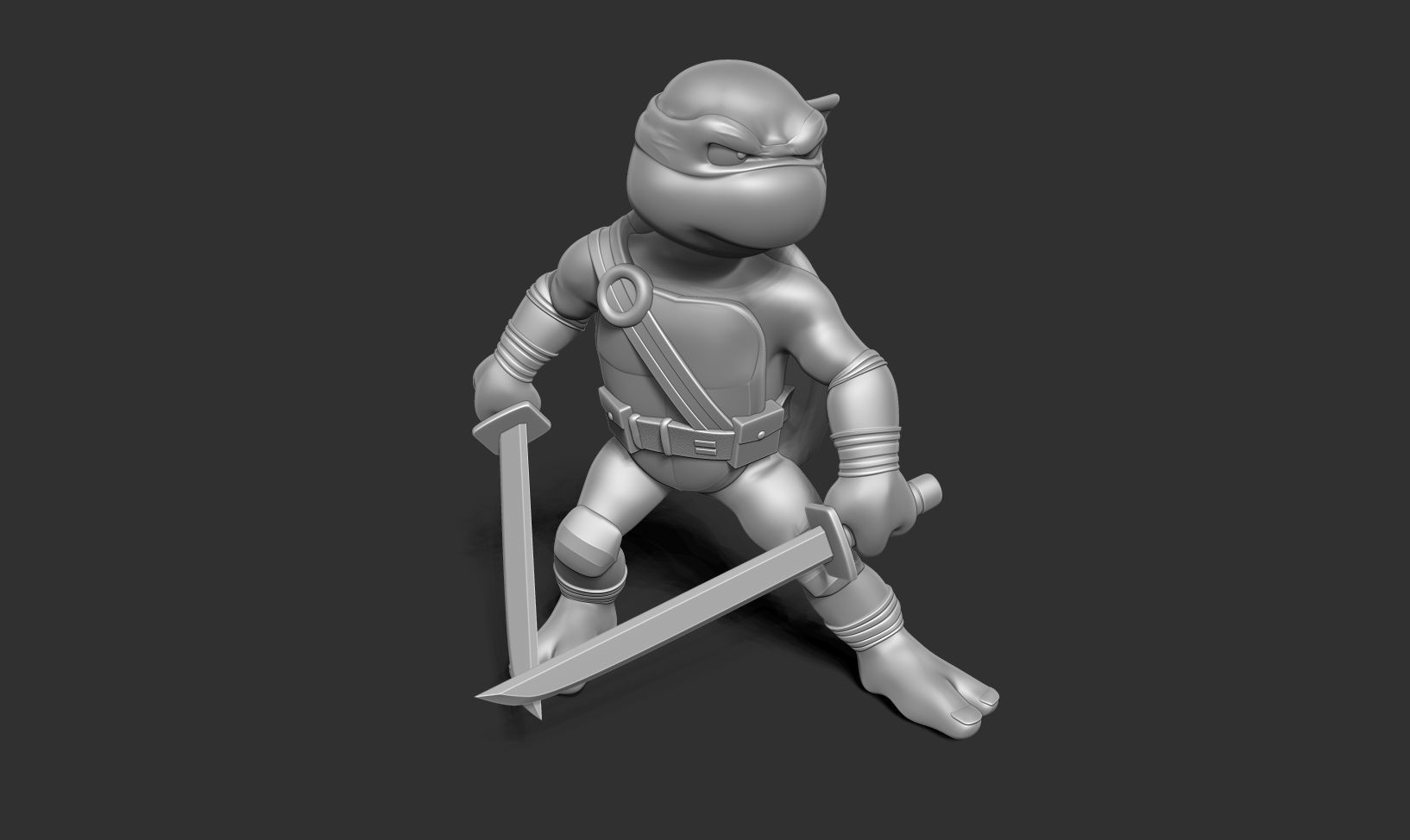 Leonardo - Teenage Mutant Ninja Turtles 3D model 3D printable | CGTrader