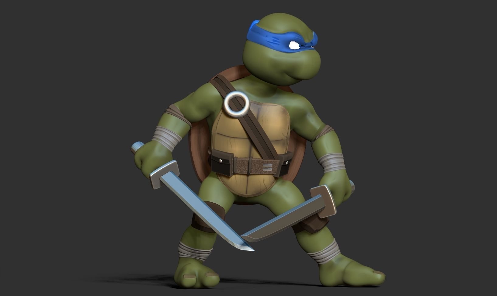 Leonardo - Teenage Mutant Ninja Turtles 3D model 3D printable | CGTrader