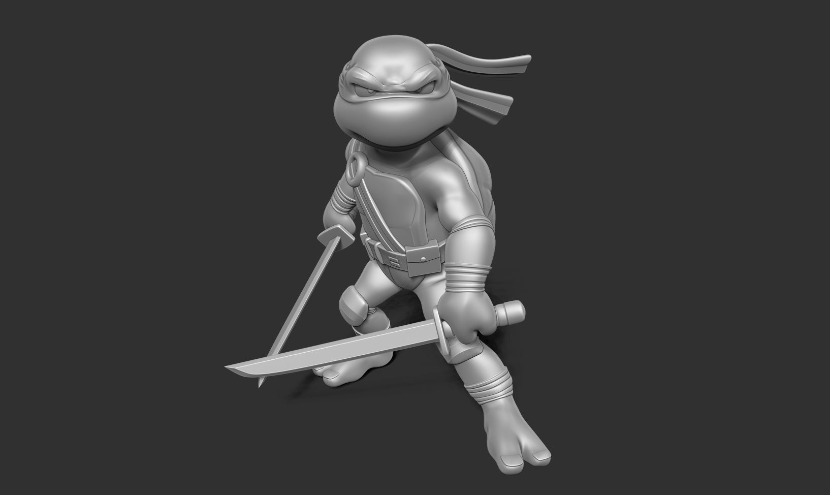Leonardo - Teenage Mutant Ninja Turtles 3D model 3D printable | CGTrader