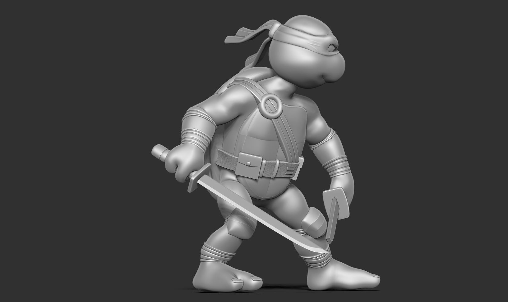 Leonardo - Teenage Mutant Ninja Turtles 3D model 3D printable | CGTrader