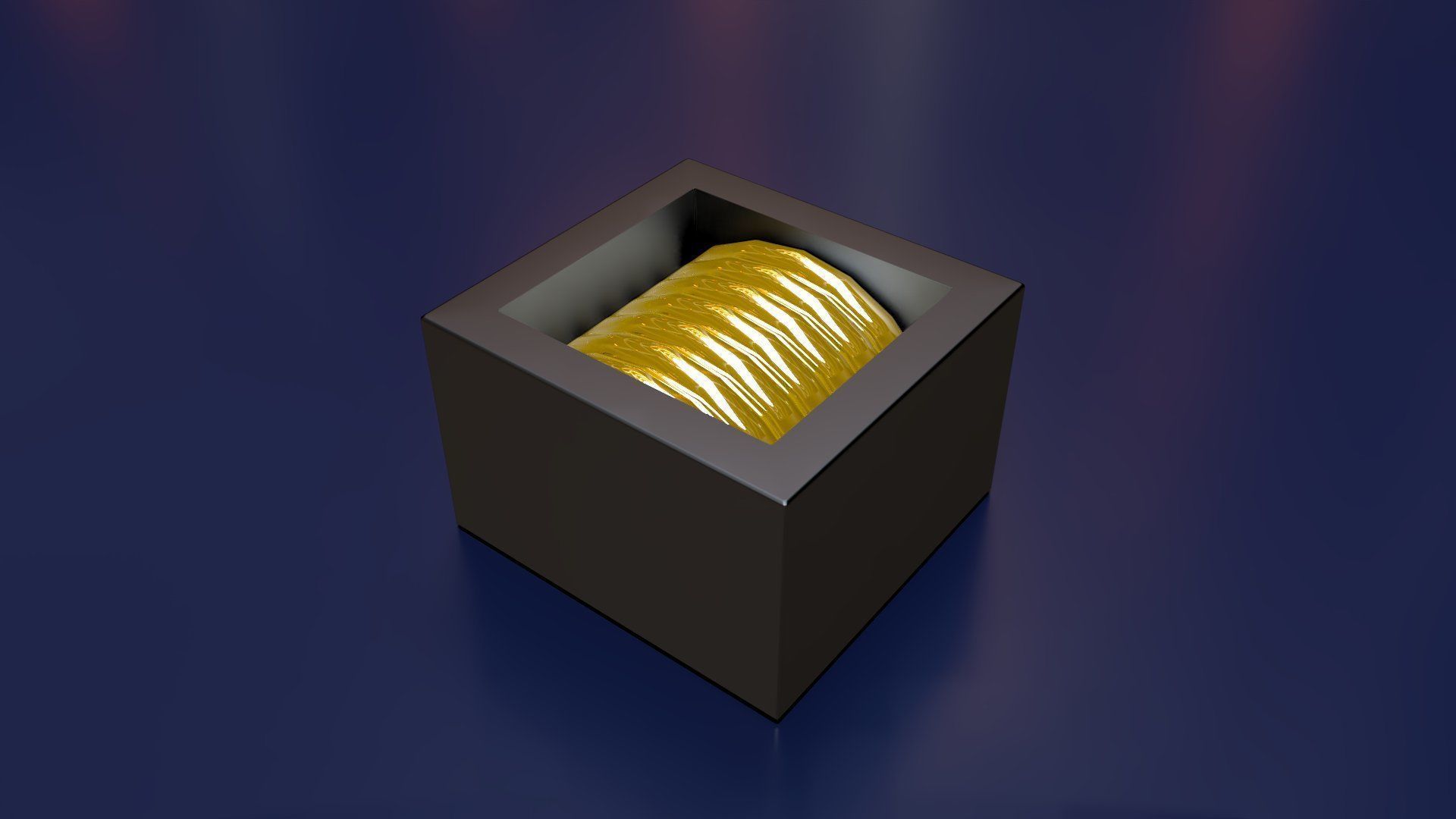 3D model Shielded Power Inductor for Computer Motherboard VR / AR / low ...