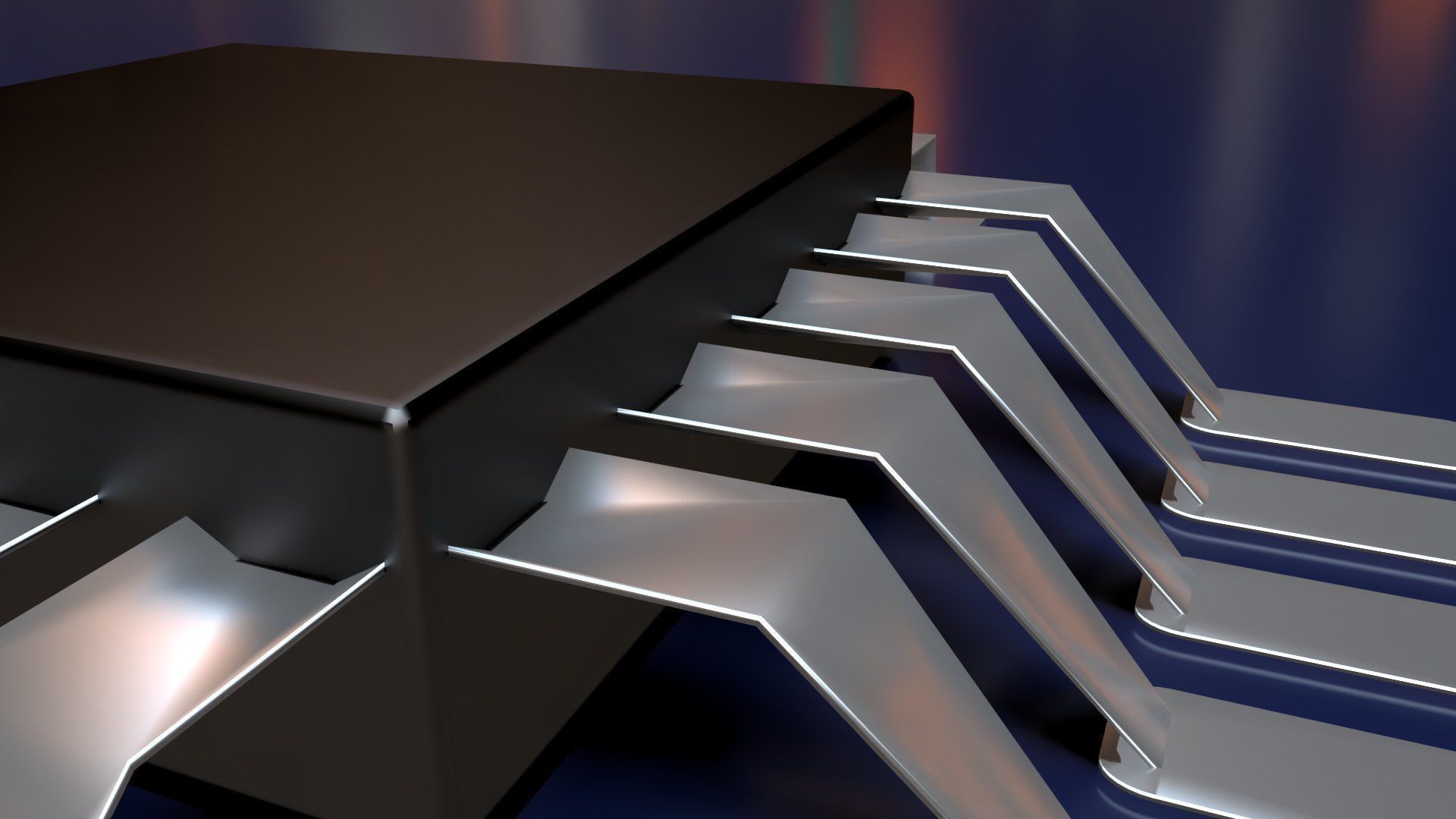 3D model Mini Computer Chip VR / AR / low-poly | CGTrader