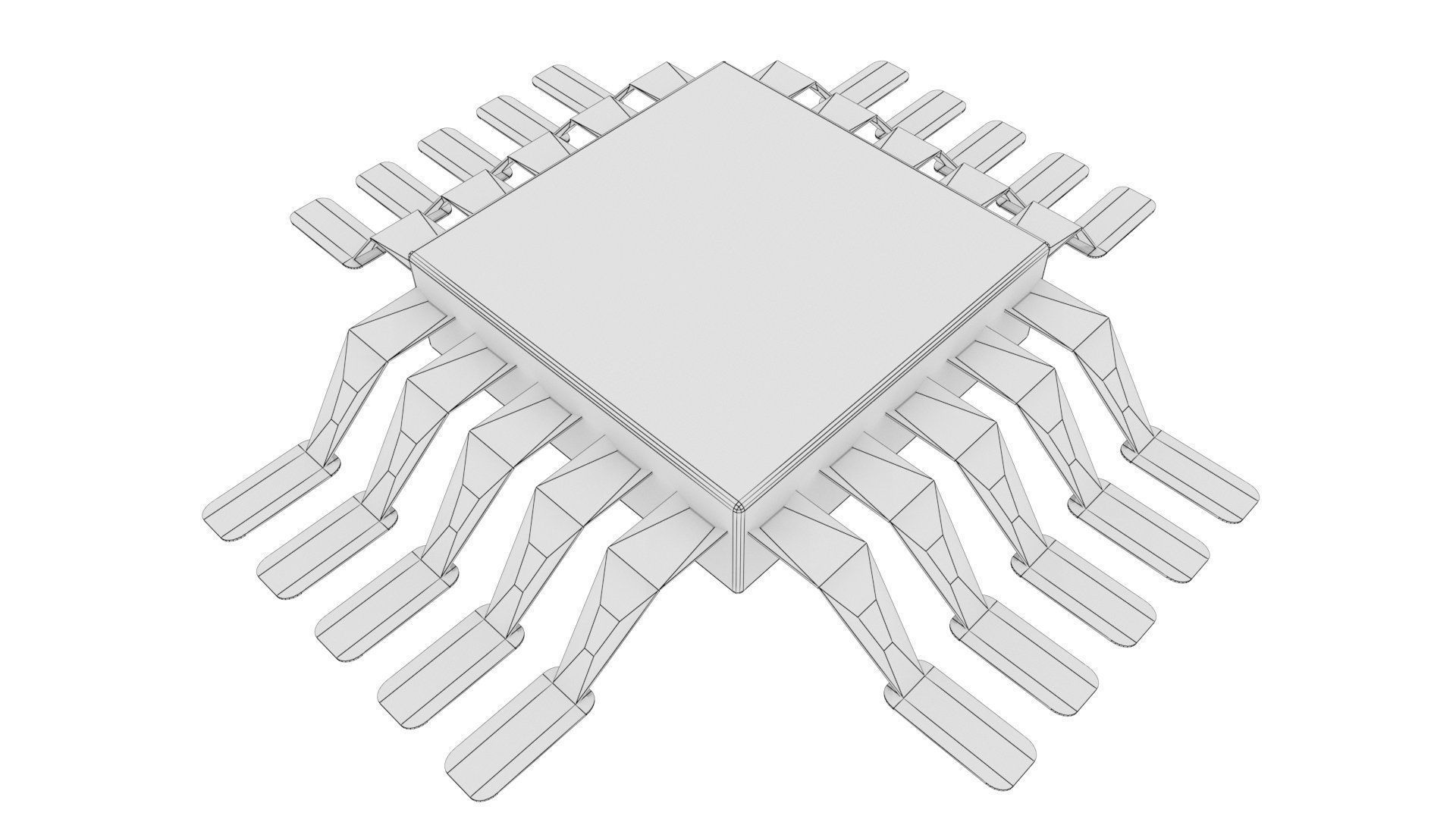 3D model Mini Computer Chip VR / AR / low-poly | CGTrader