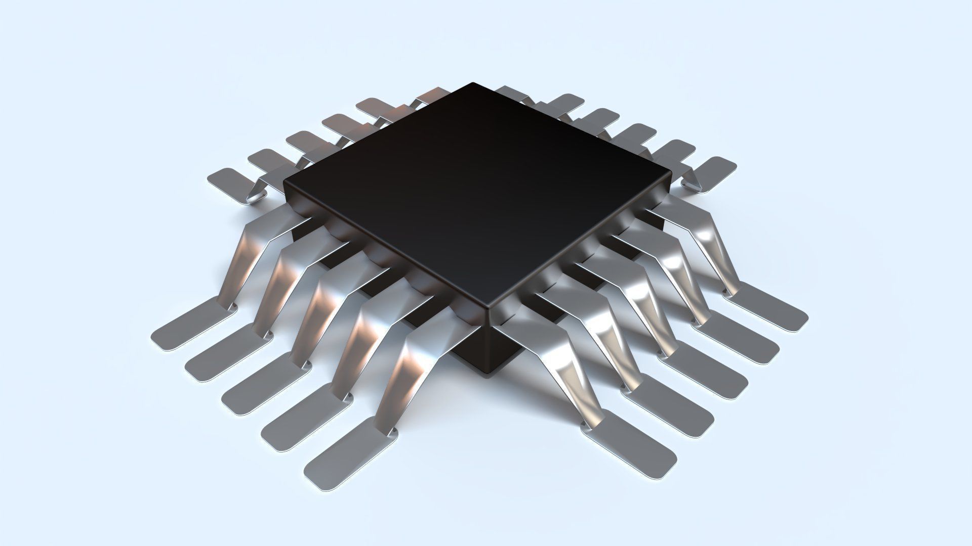 3D model Mini Computer Chip VR / AR / low-poly | CGTrader