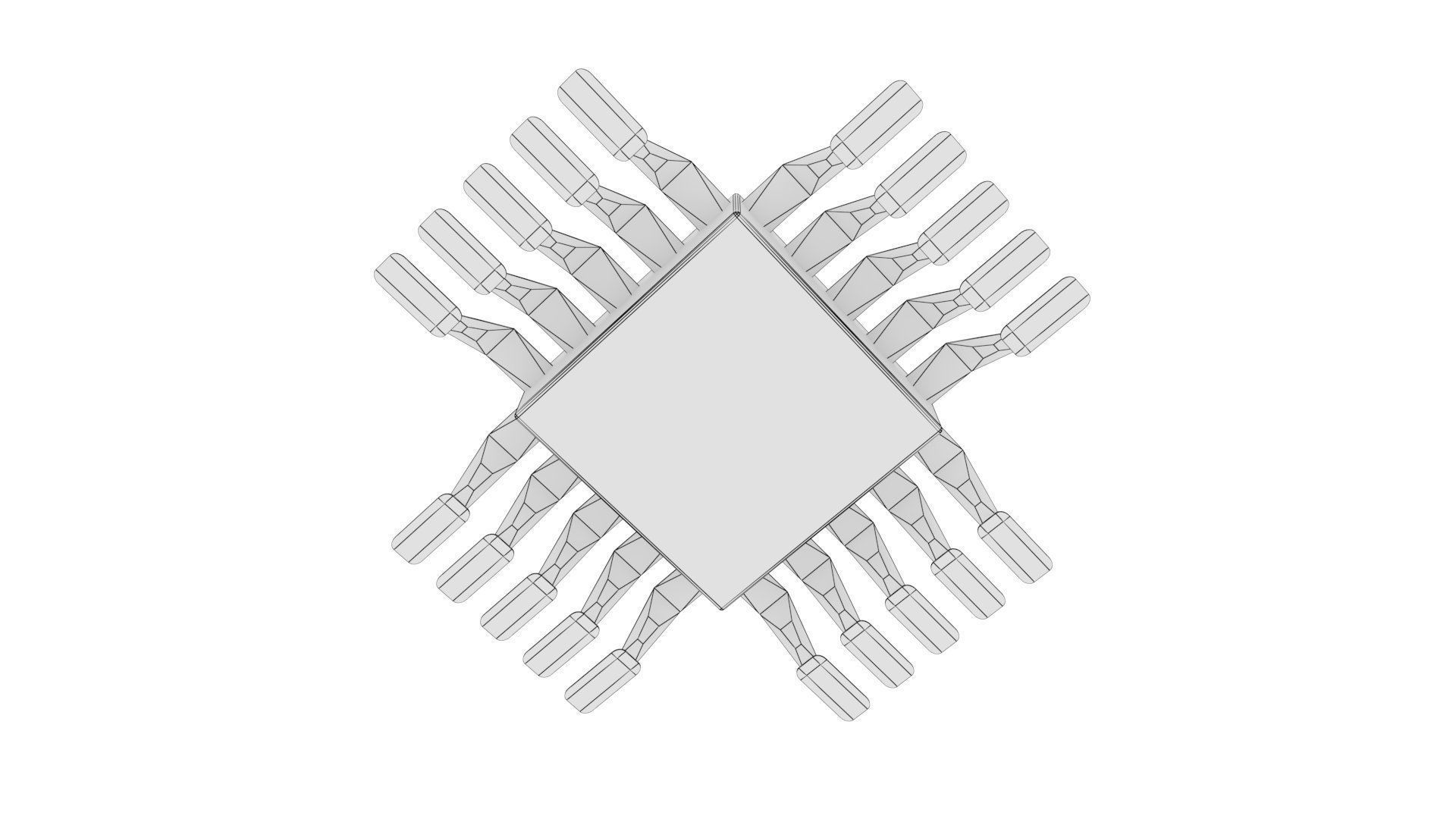 3D model Mini Computer Chip VR / AR / low-poly | CGTrader