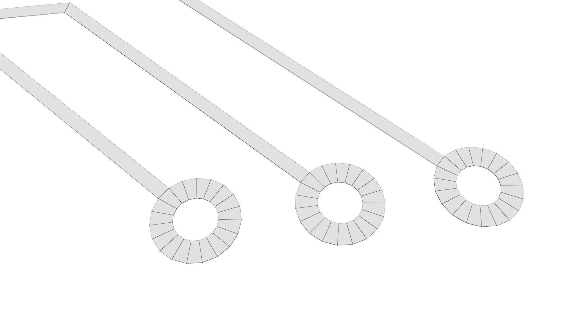 3D model DIP-52 or SOIC Surface Mounted Integrated Circuit Chip VR / AR ...