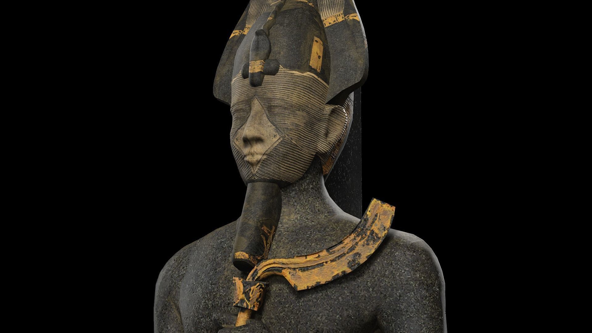 3D model Temple Statue of Osiris VR / AR / low-poly | CGTrader