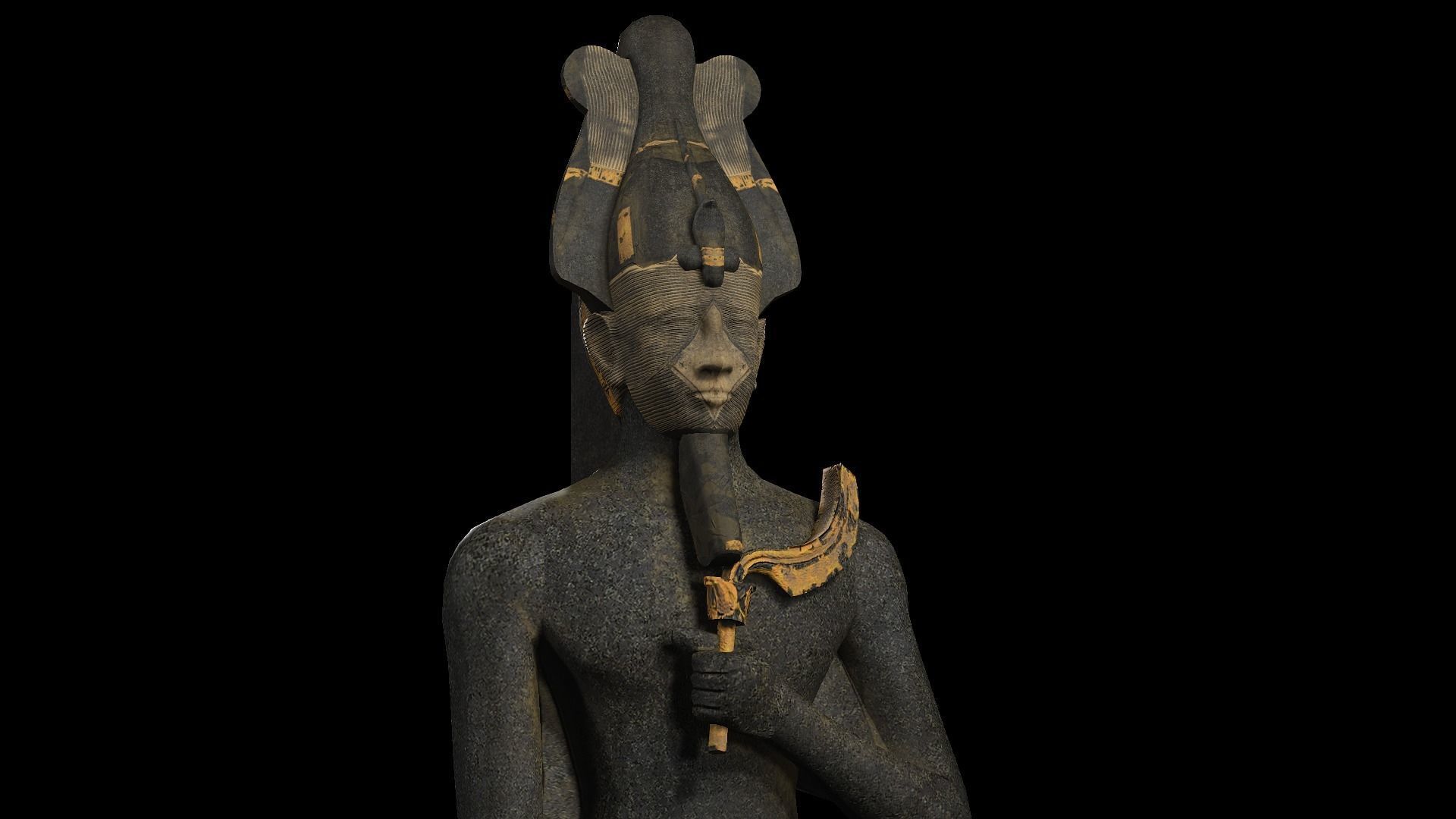 3D model Temple Statue of Osiris VR / AR / low-poly | CGTrader
