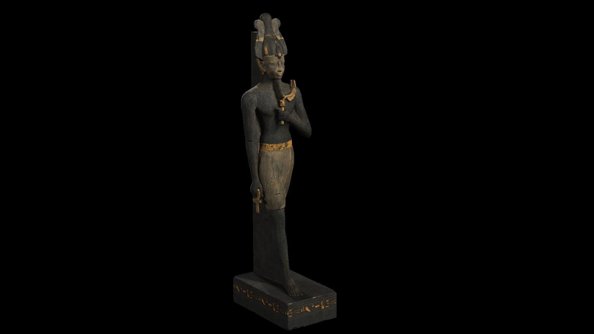 3D model Temple Statue of Osiris VR / AR / low-poly | CGTrader