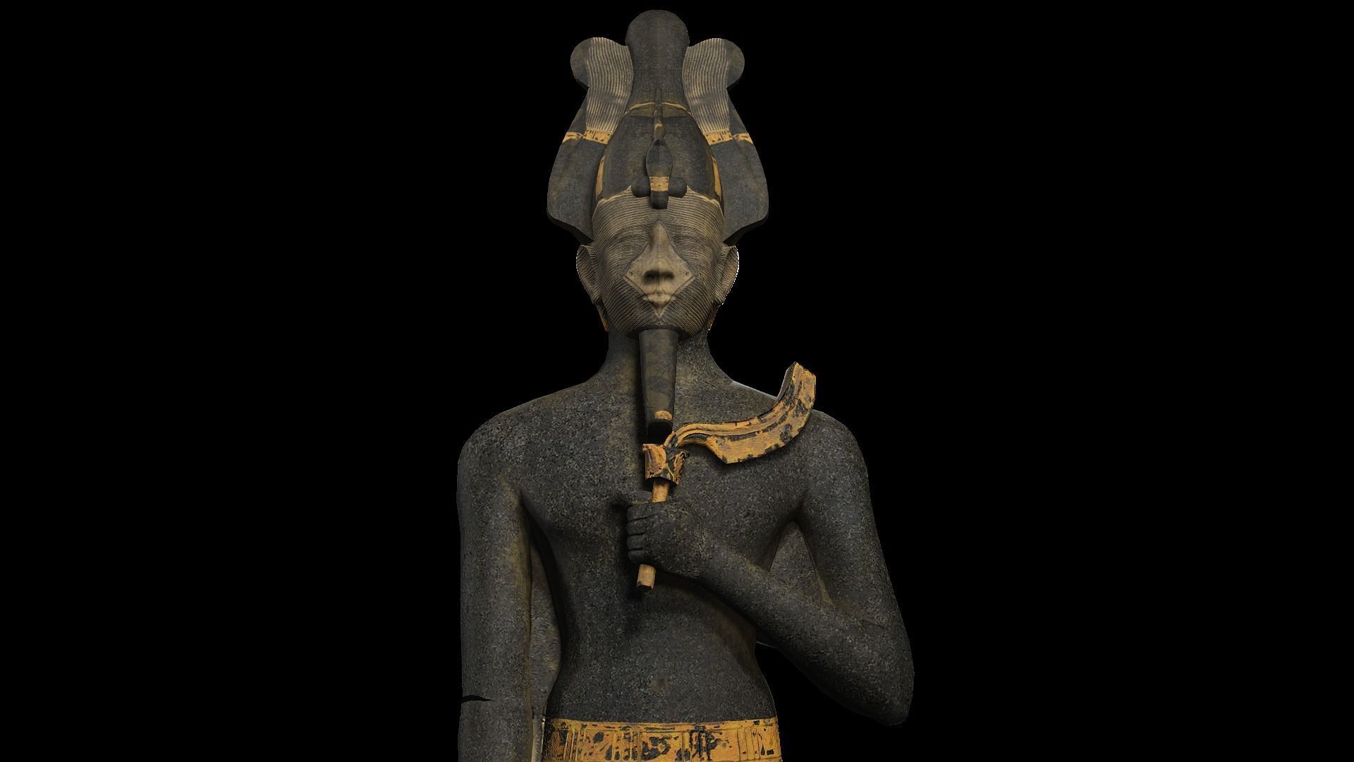 3D model Temple Statue of Osiris VR / AR / low-poly | CGTrader