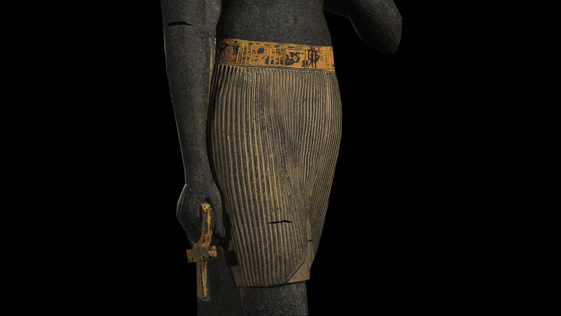 3D model Temple Statue of Osiris VR / AR / low-poly | CGTrader