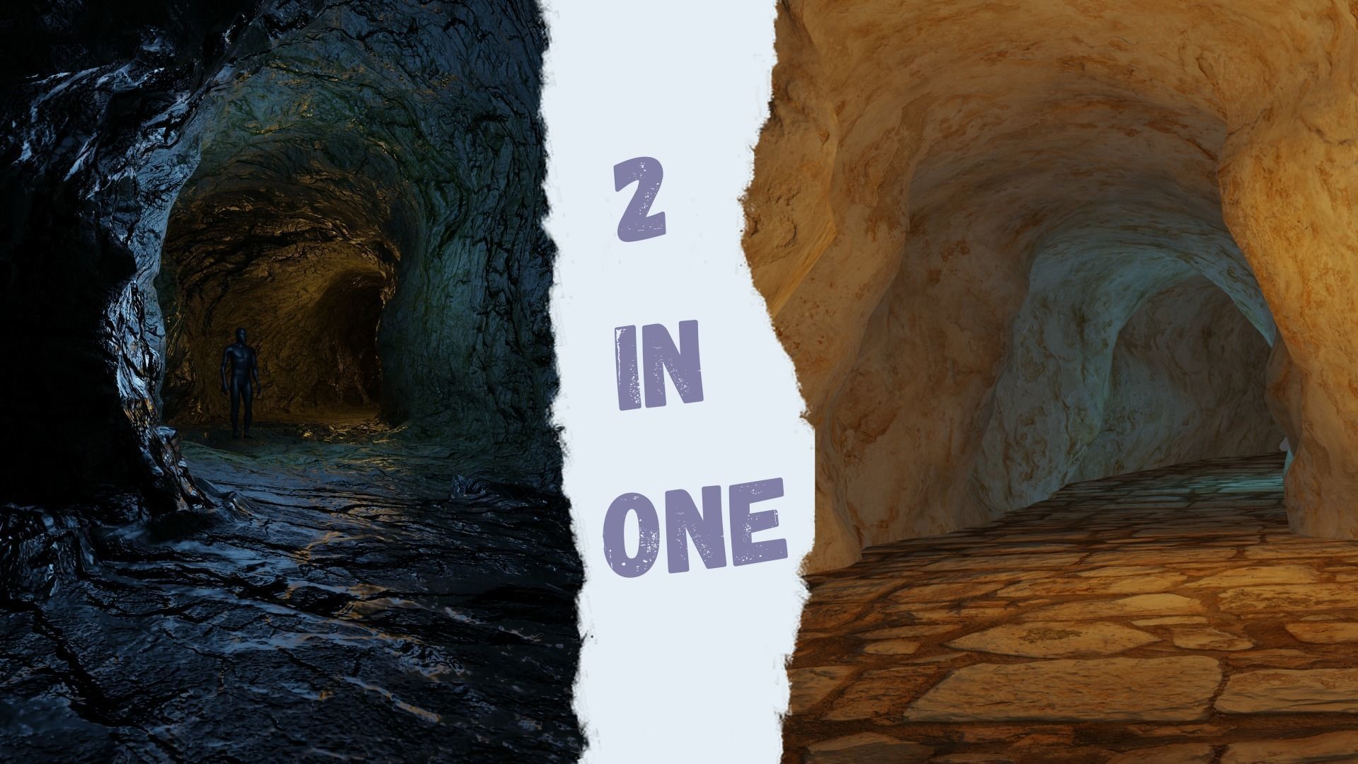 3D Model Collection Caves Pack VR / AR / low-poly | CGTrader