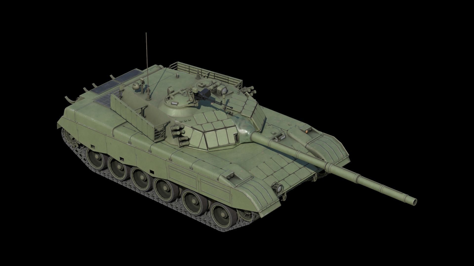 3D model China type 85-3 main battle tank VR / AR / low-poly | CGTrader