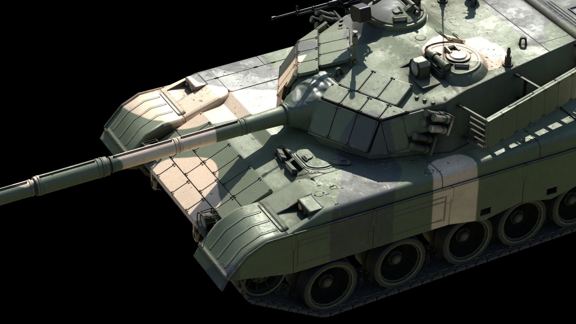 3D model China type 85-3 main battle tank VR / AR / low-poly | CGTrader