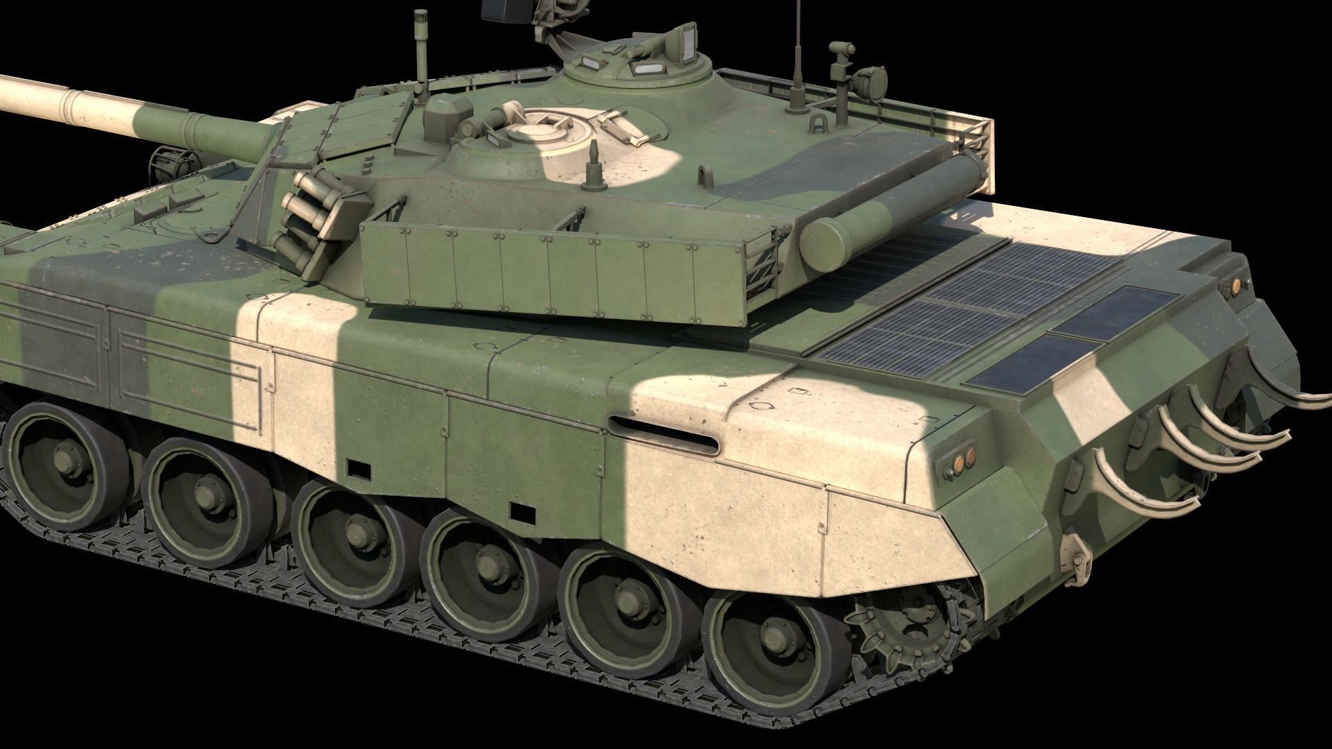 3D model China type 85-3 main battle tank VR / AR / low-poly | CGTrader