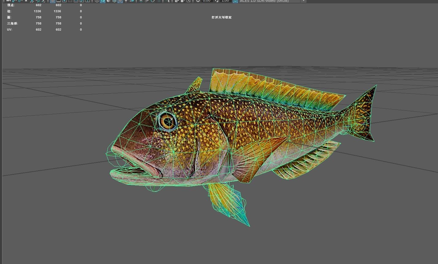 3D model Tilefish VR / AR / low-poly | CGTrader