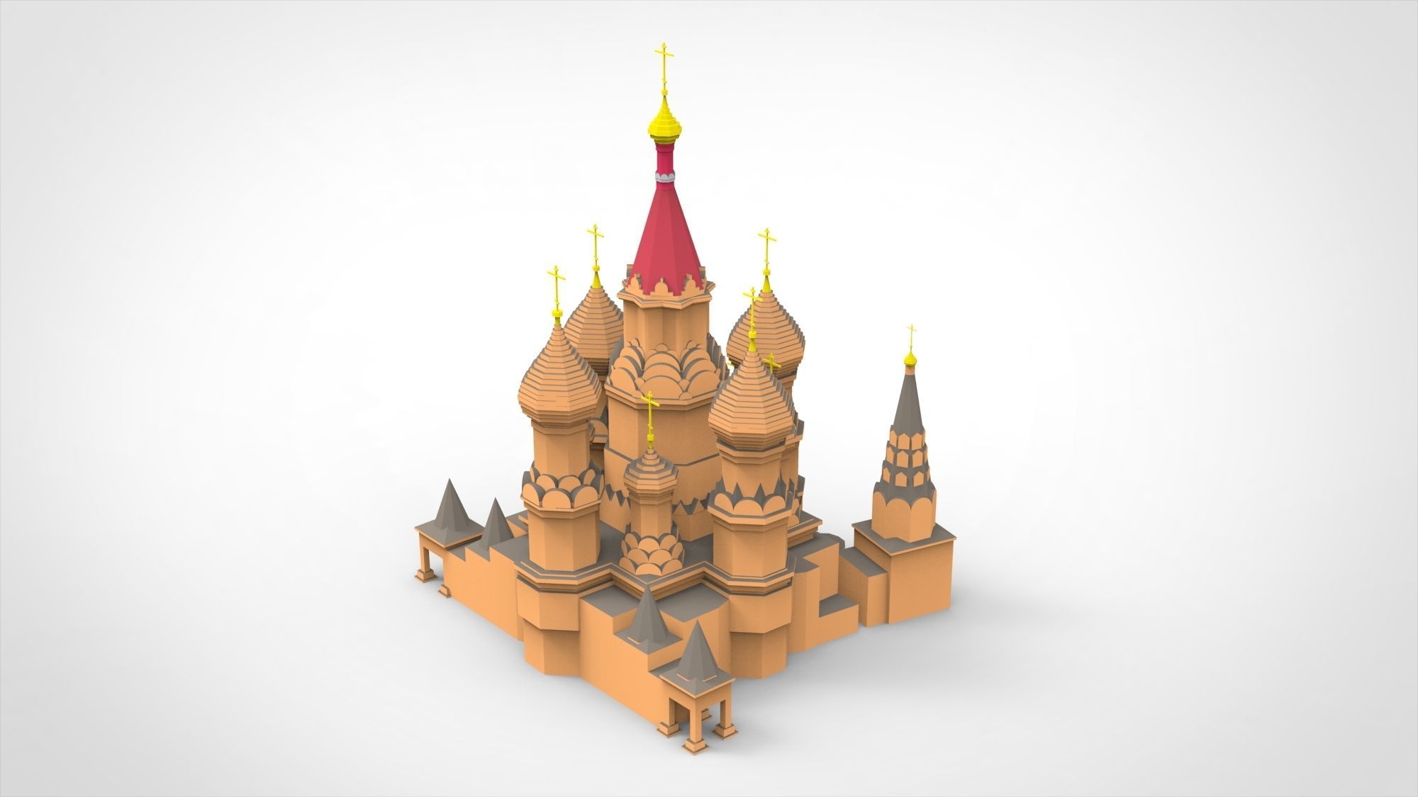 St Basils Cathedral Moscow 3D model | CGTrader