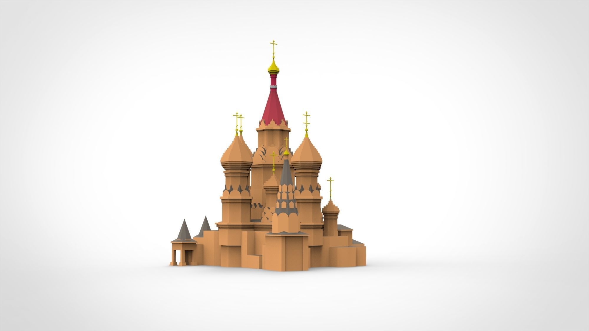 St Basils Cathedral Moscow 3D model | CGTrader