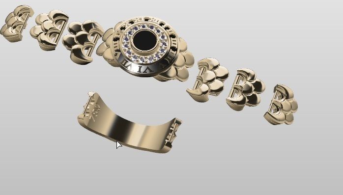 movable linked fish ring 3D model 3D printable | CGTrader