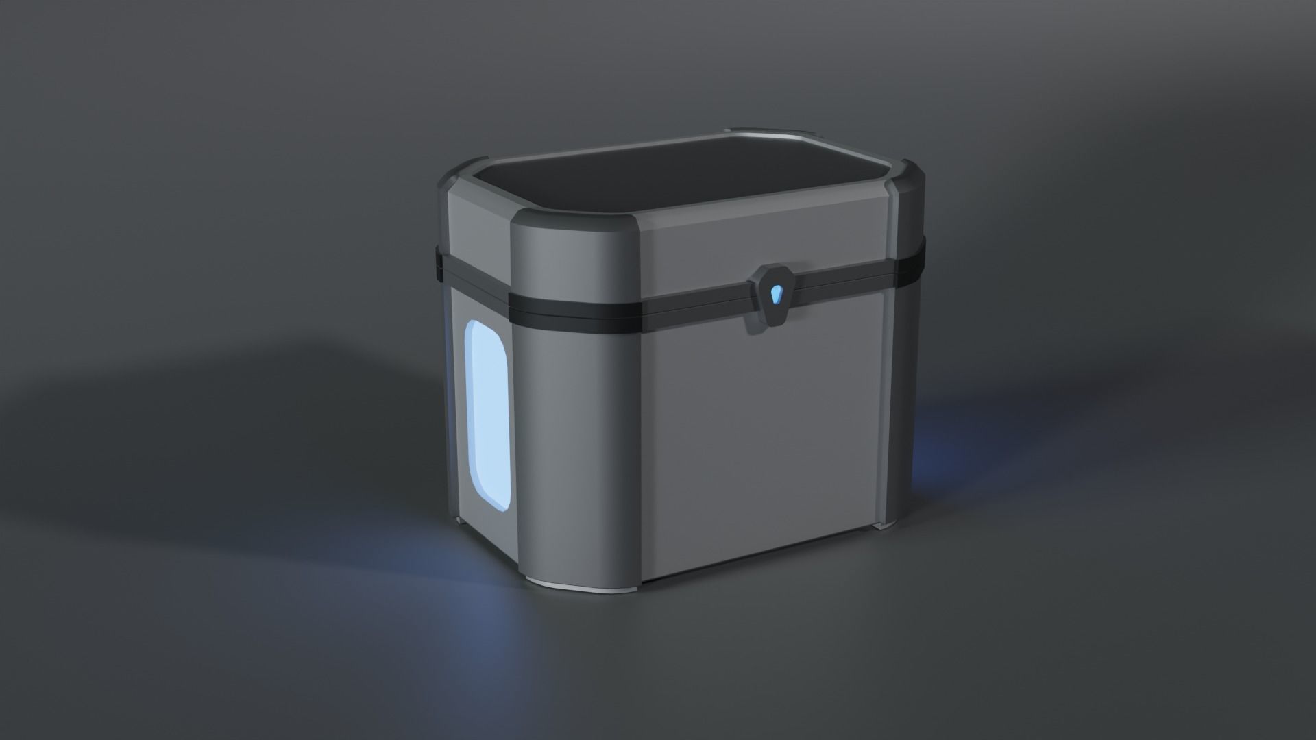 3D model Futuristic Crate VR / AR / low-poly | CGTrader