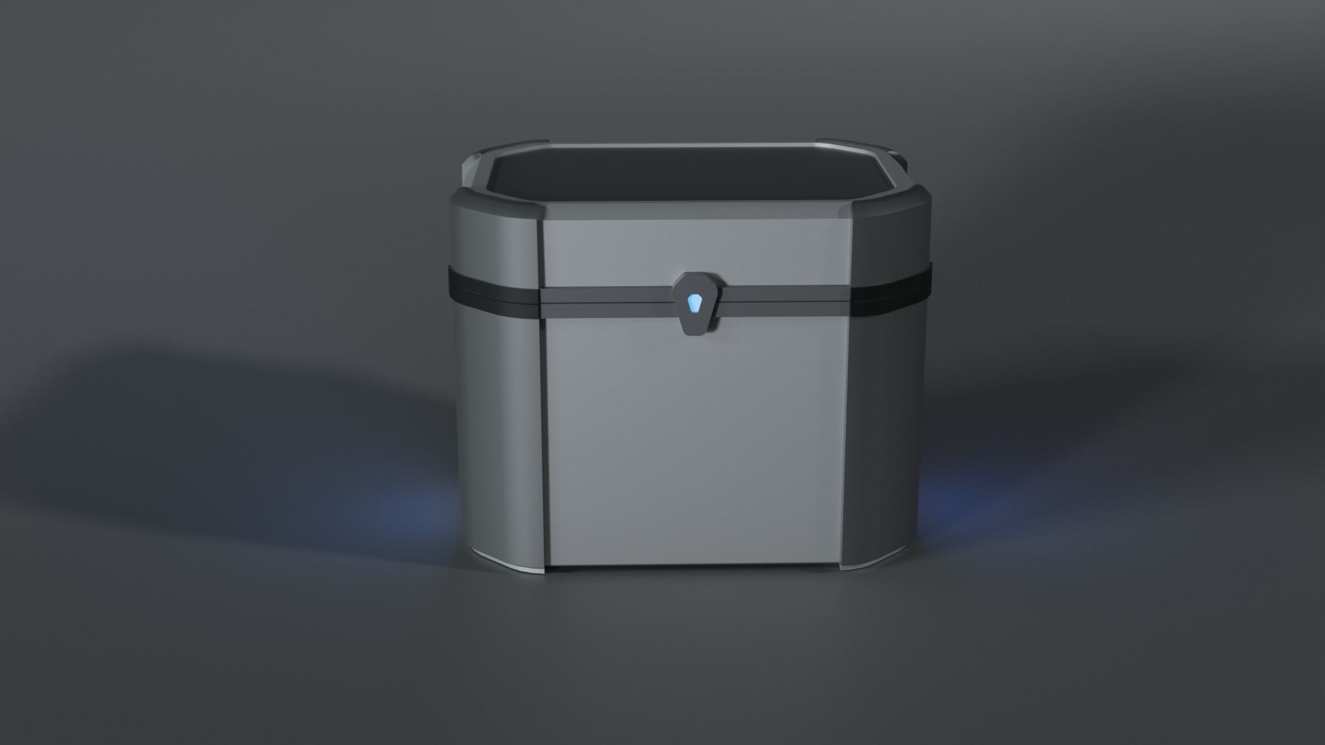 3D model Futuristic Crate VR / AR / low-poly | CGTrader