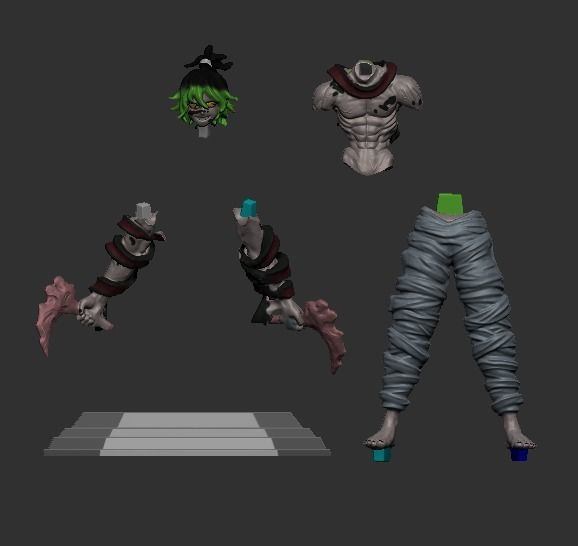 Gyutaro Kimetsu No Yaiba 3D Printable 3D model 3D printable | CGTrader