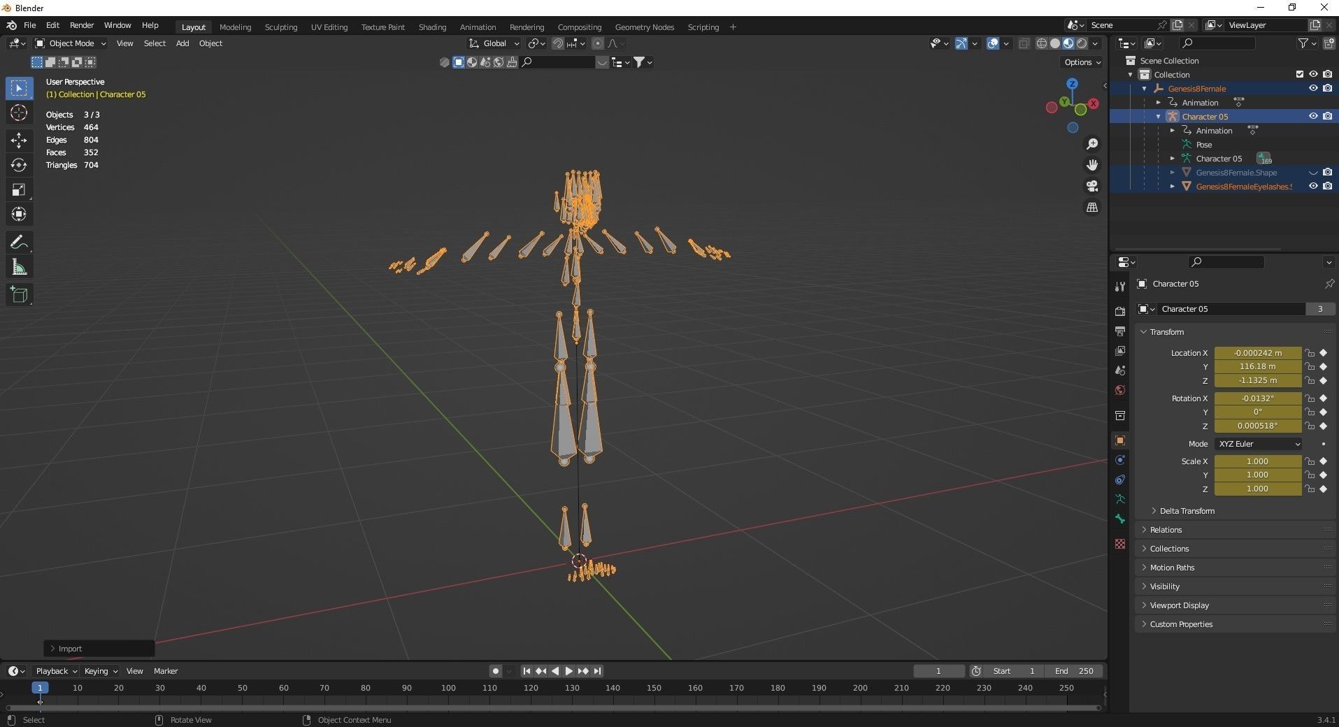 Realistic Monster Character 3D model animated rigged | CGTrader