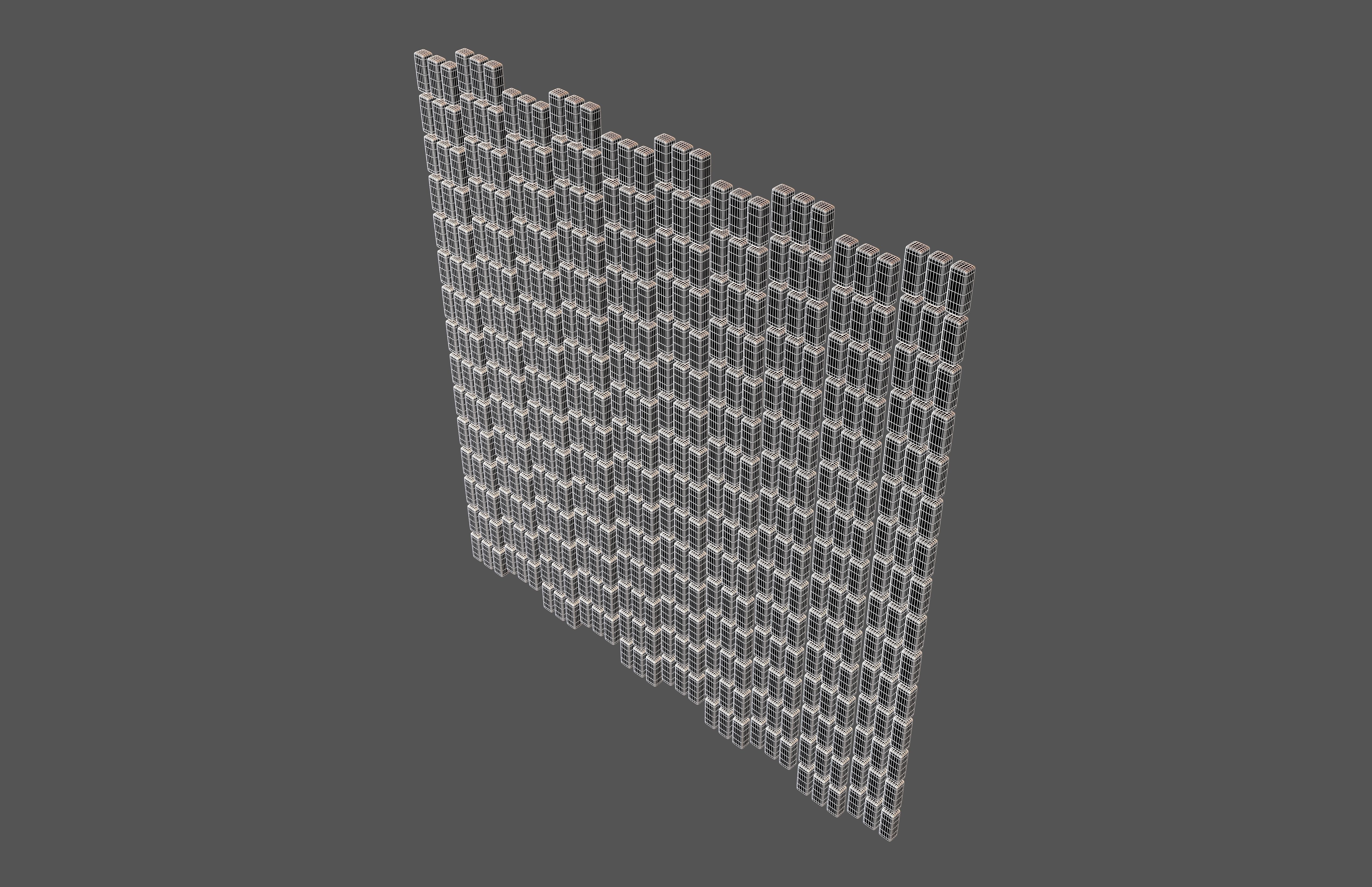 CRT Pattern Pixel Geometry v1 001 3D model | CGTrader