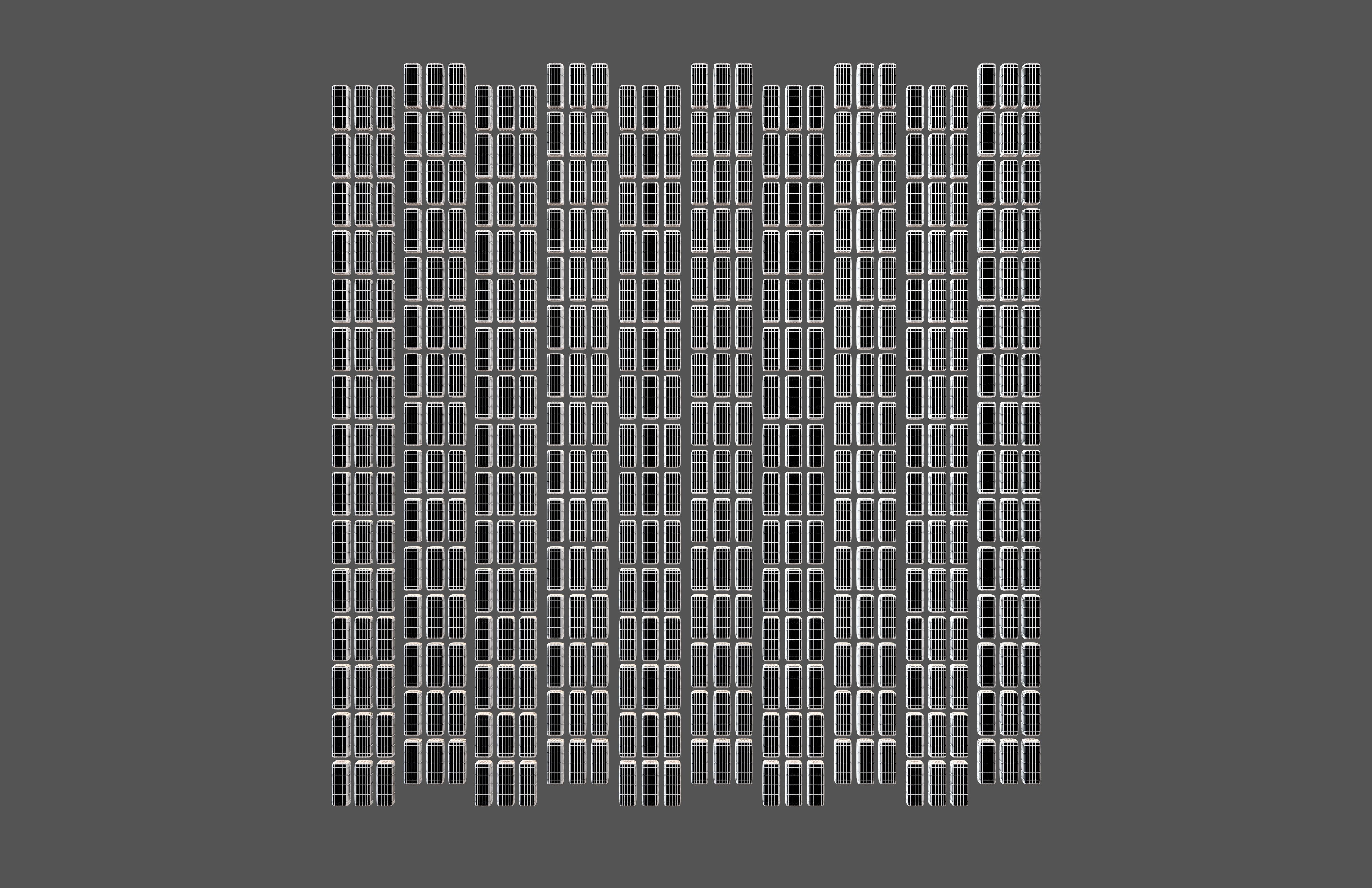 CRT Pattern Pixel Geometry v1 001 3D model | CGTrader