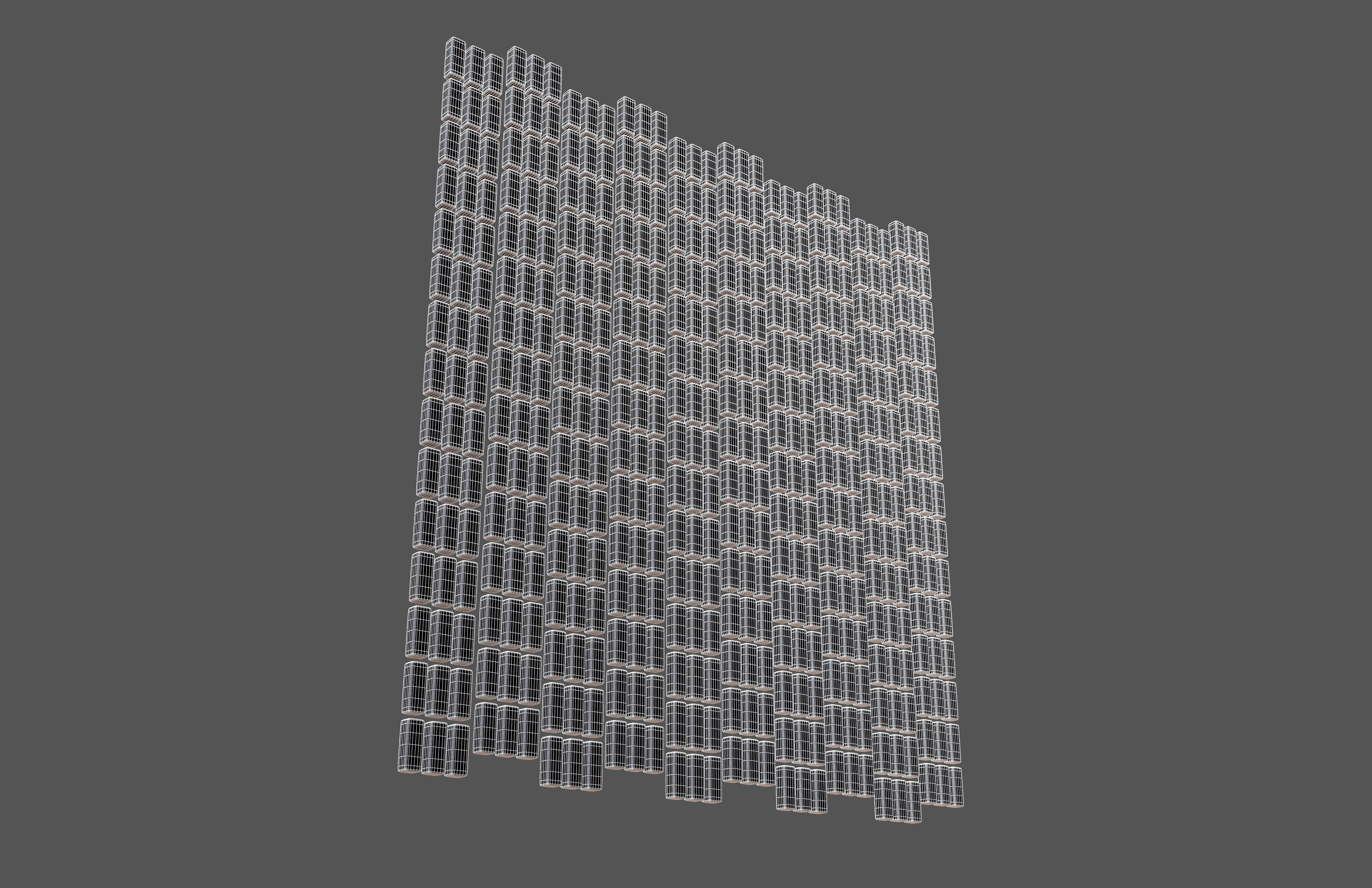 CRT Pattern Pixel Geometry v1 001 3D model | CGTrader