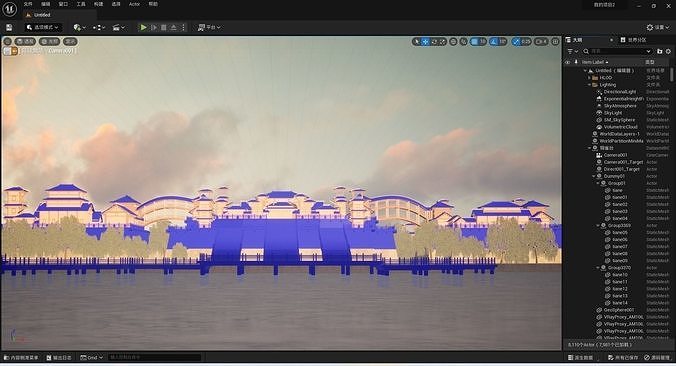 Ancient architecture of Han Dynasty 3D model | CGTrader