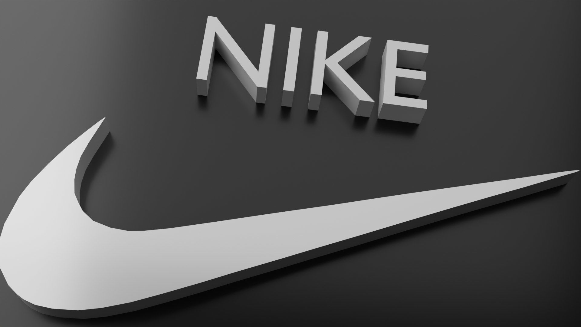 nike 3d logo 3D model | CGTrader