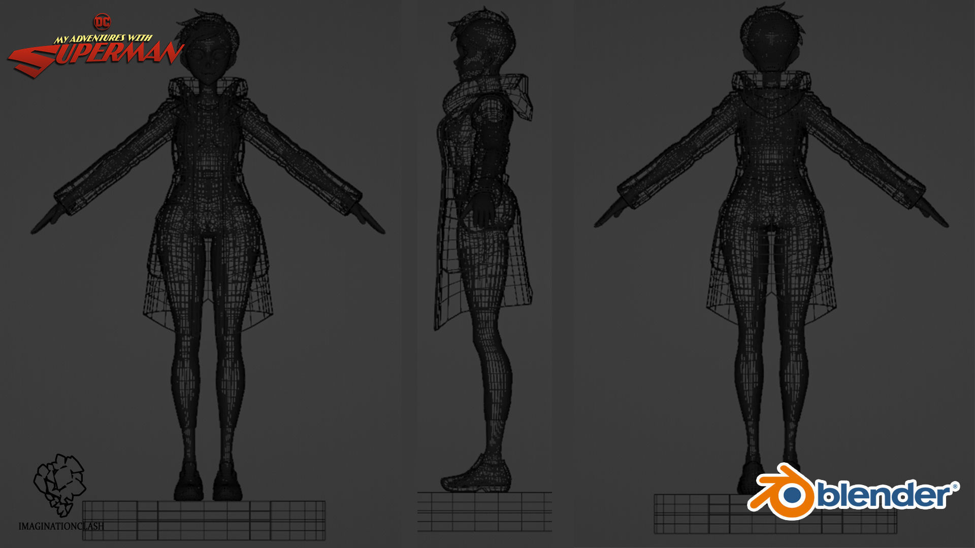 Loise Lane Tomboy version 3D model rigged | CGTrader