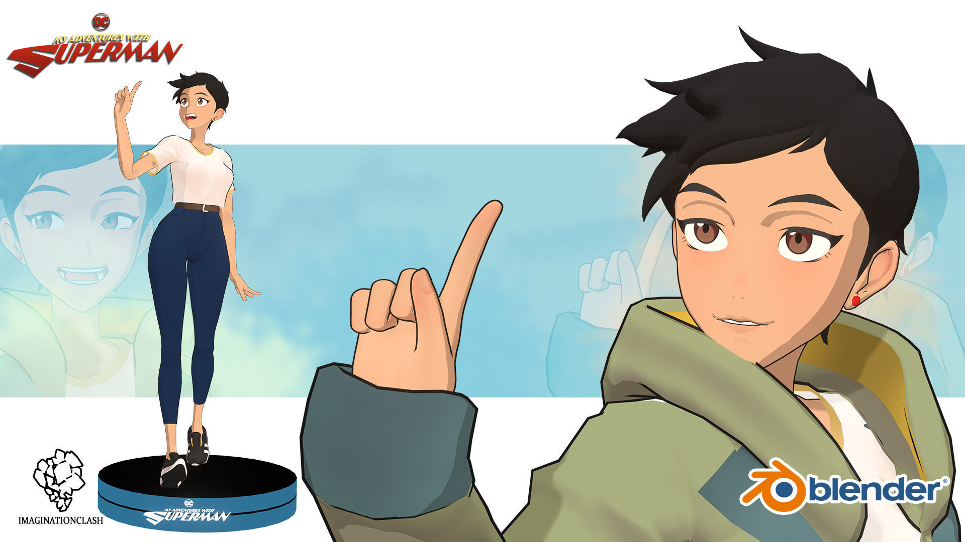 Loise Lane Tomboy version 3D model rigged | CGTrader