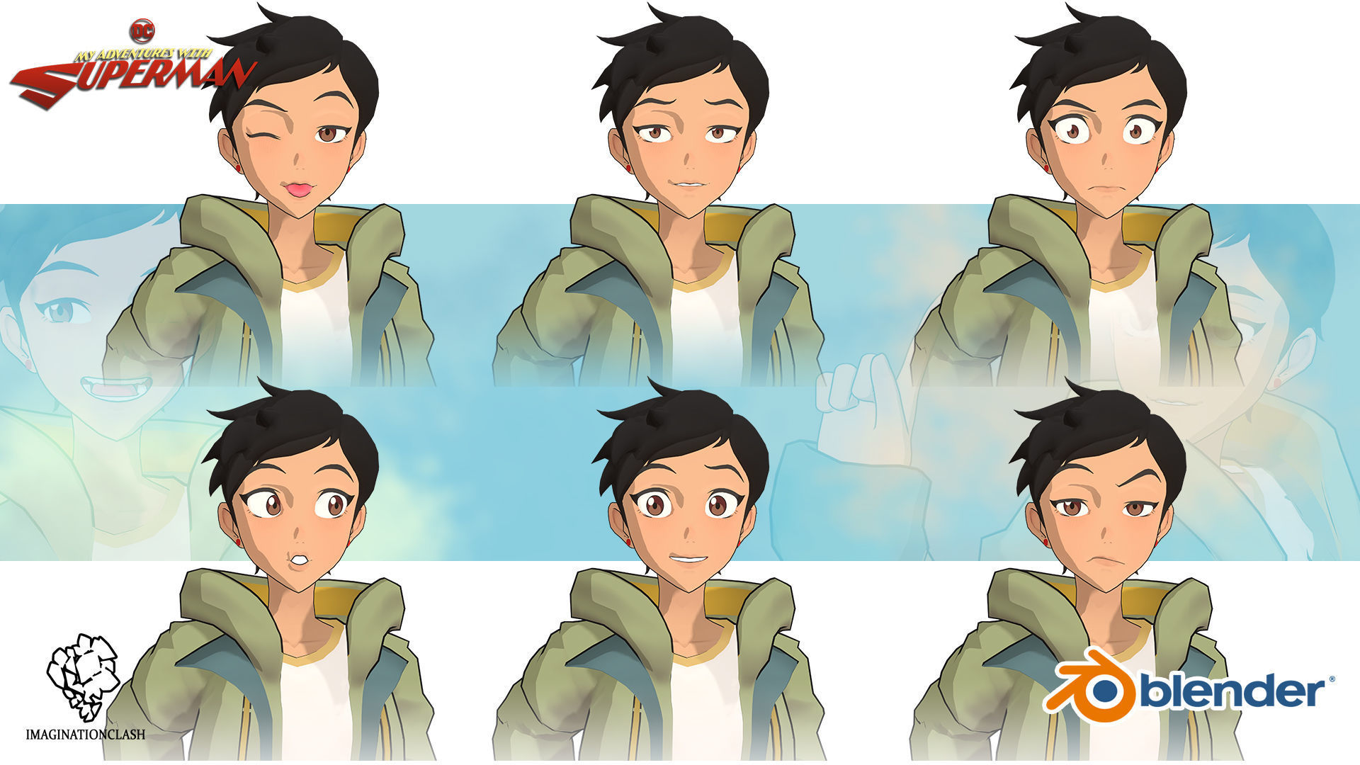 Loise Lane Tomboy version 3D model rigged | CGTrader