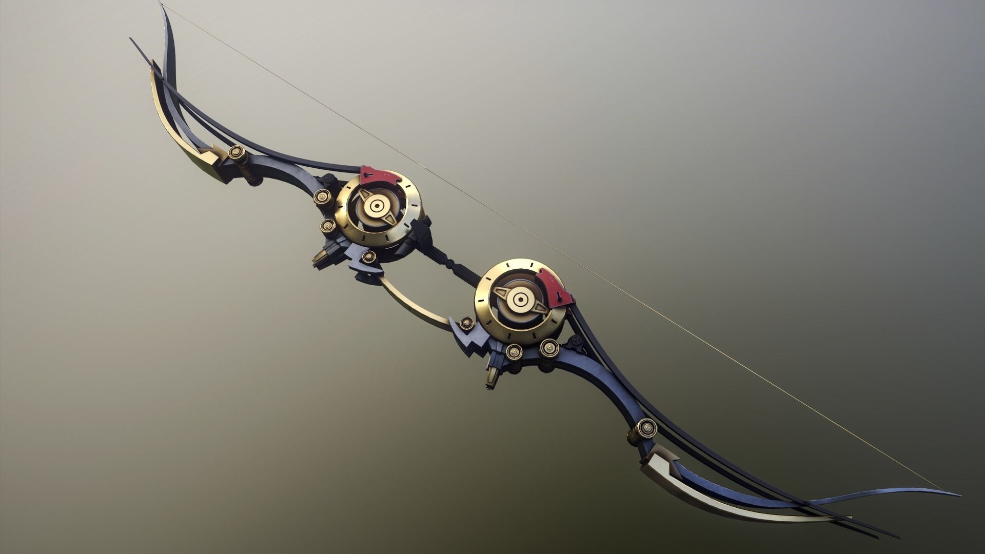 3D model SciFi Bow VR / AR / low-poly | CGTrader