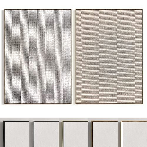 3D model Plaster Two Photo Frame 337 VR / AR / low-poly | CGTrader