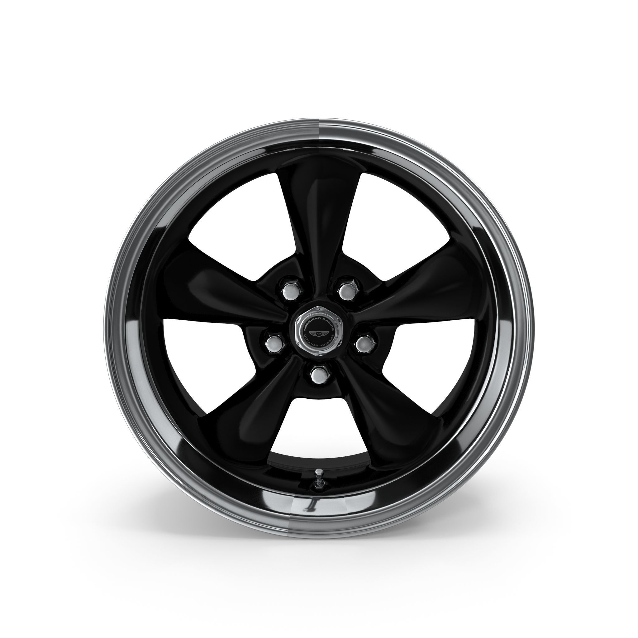 American Racing Torq Thrust M Wheel 17 inch 3D model | CGTrader