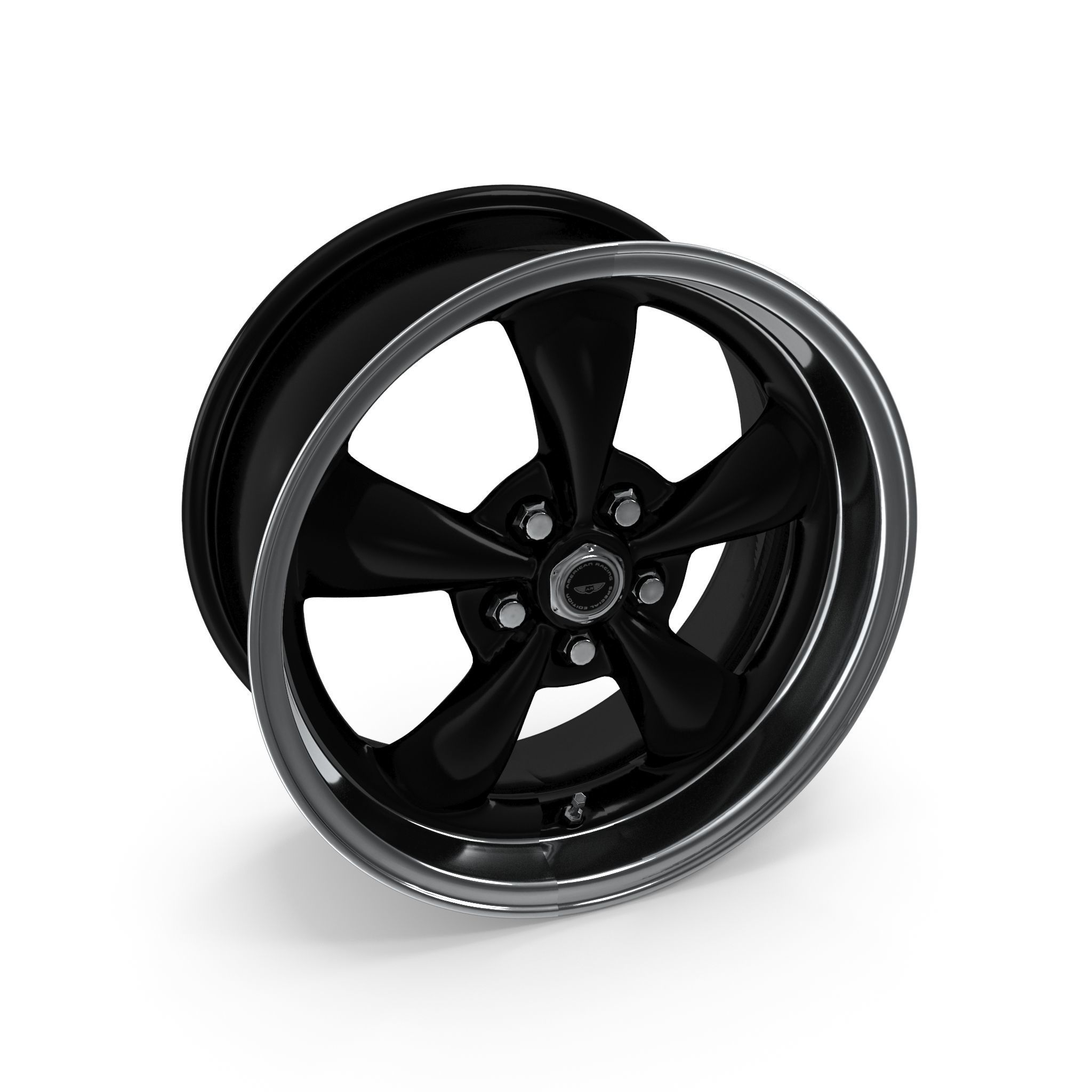 American Racing Torq Thrust M Wheel 17 inch 3D model | CGTrader