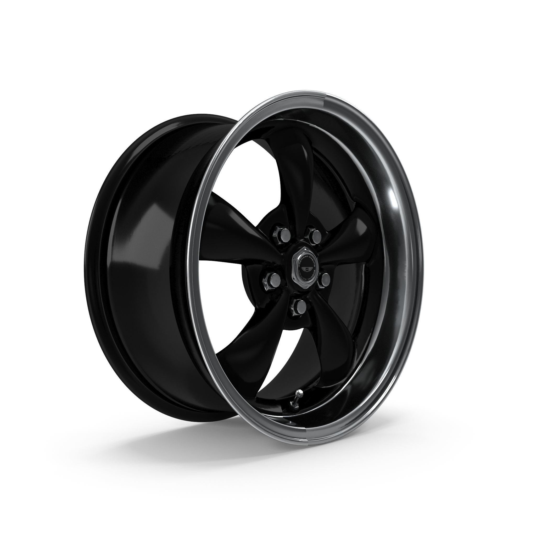 American Racing Torq Thrust M Wheel 17 inch 3D model | CGTrader