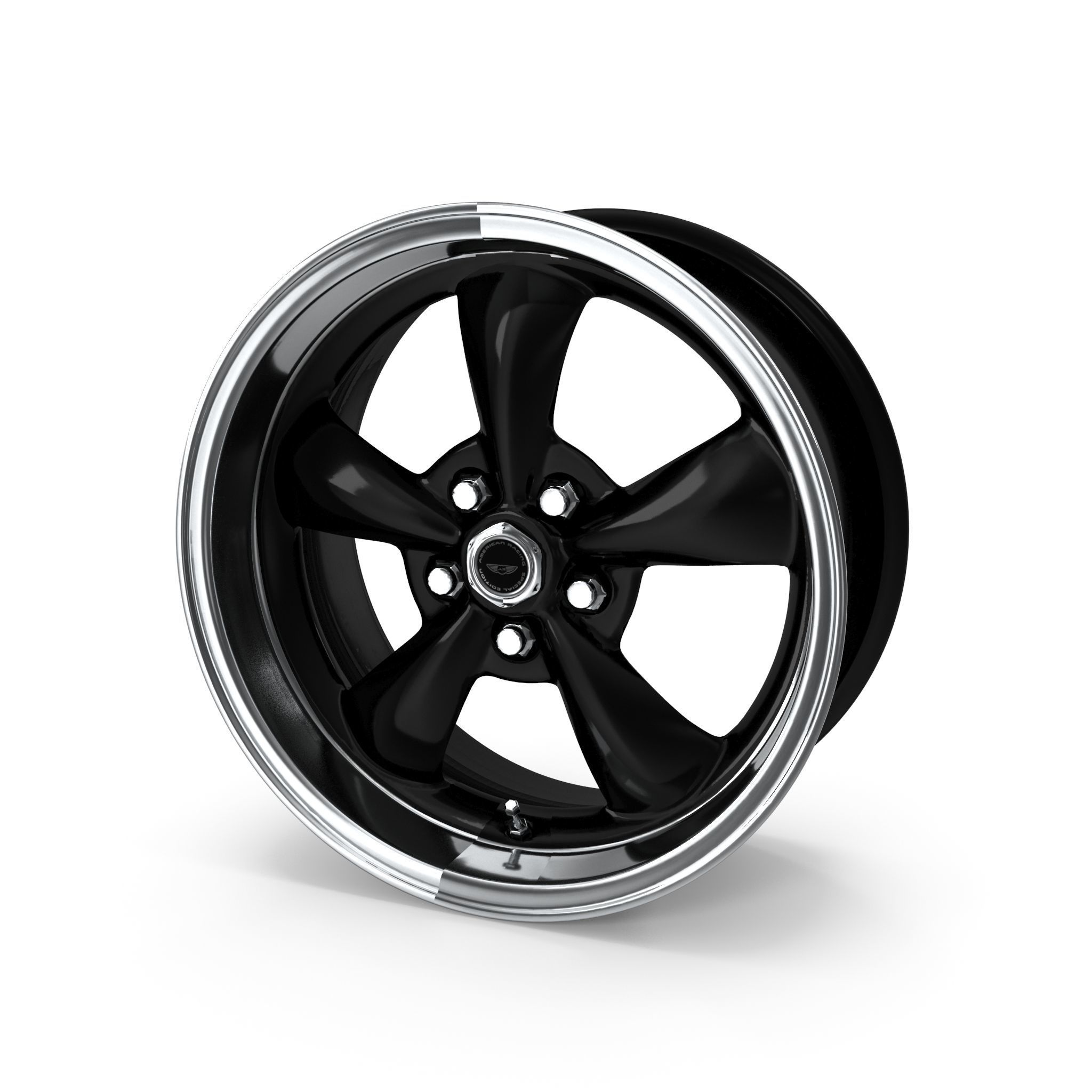 American Racing Torq Thrust M Wheel 17 inch 3D model | CGTrader