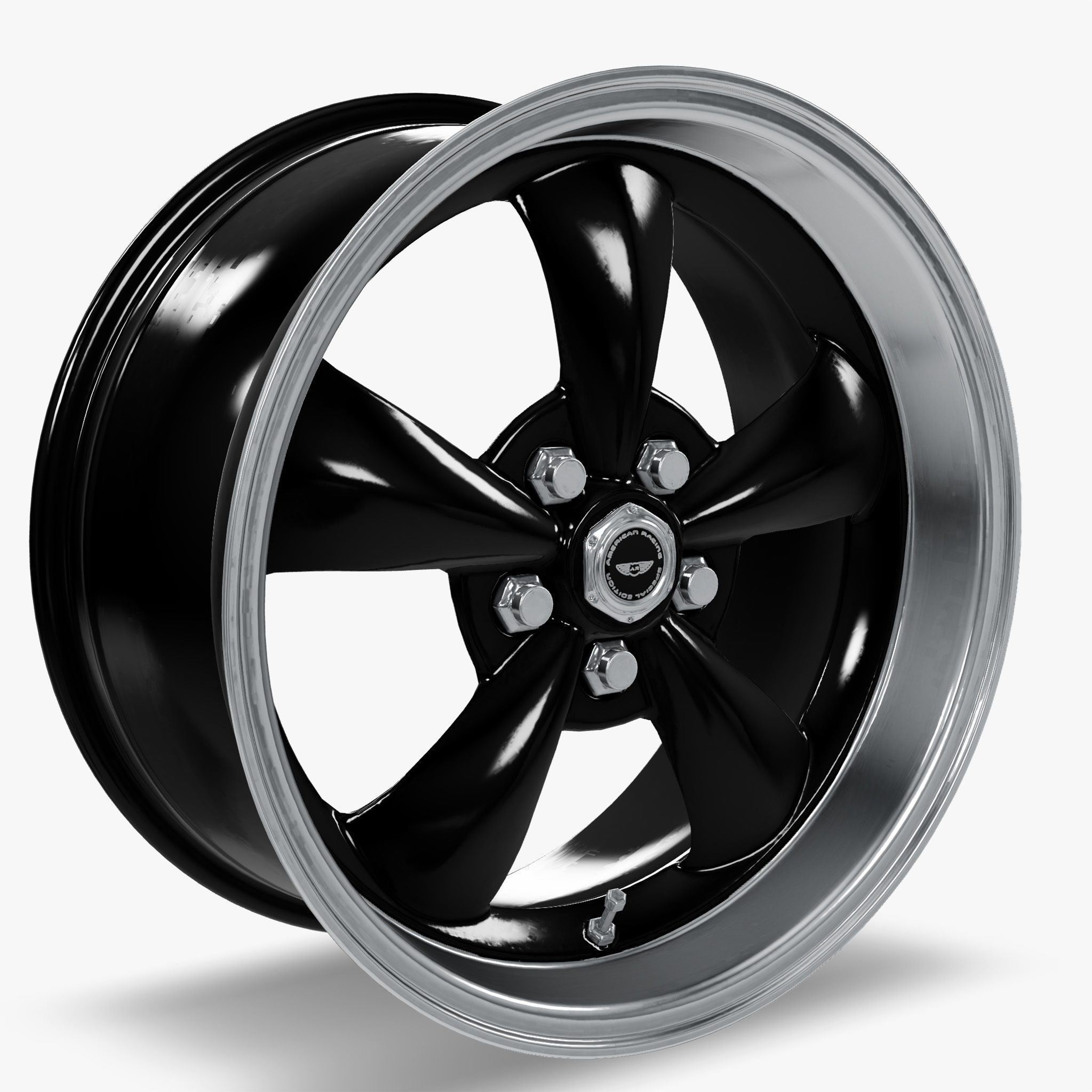 American Racing Torq Thrust M Wheel 17 inch 3D model | CGTrader