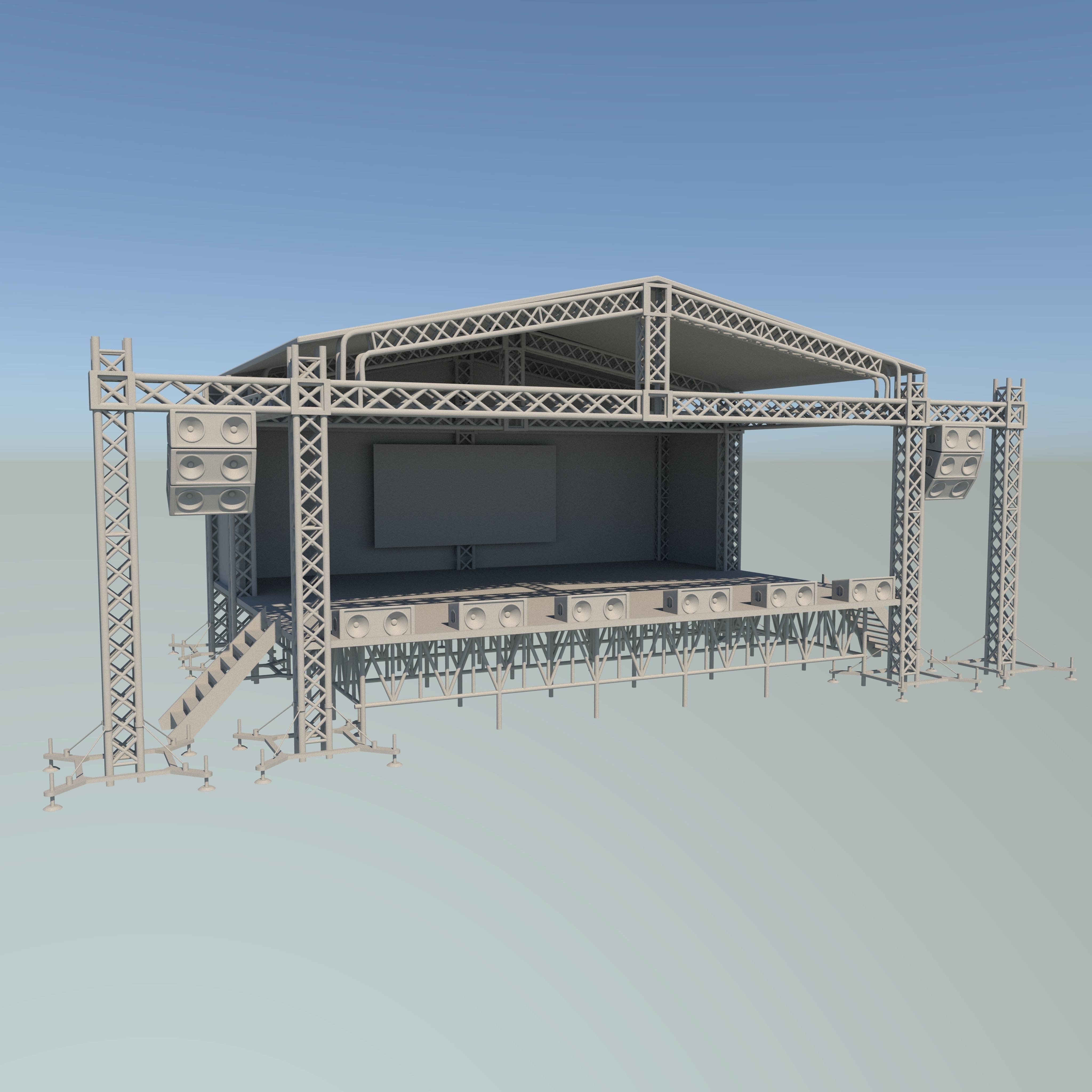 stage 3D model animated | CGTrader