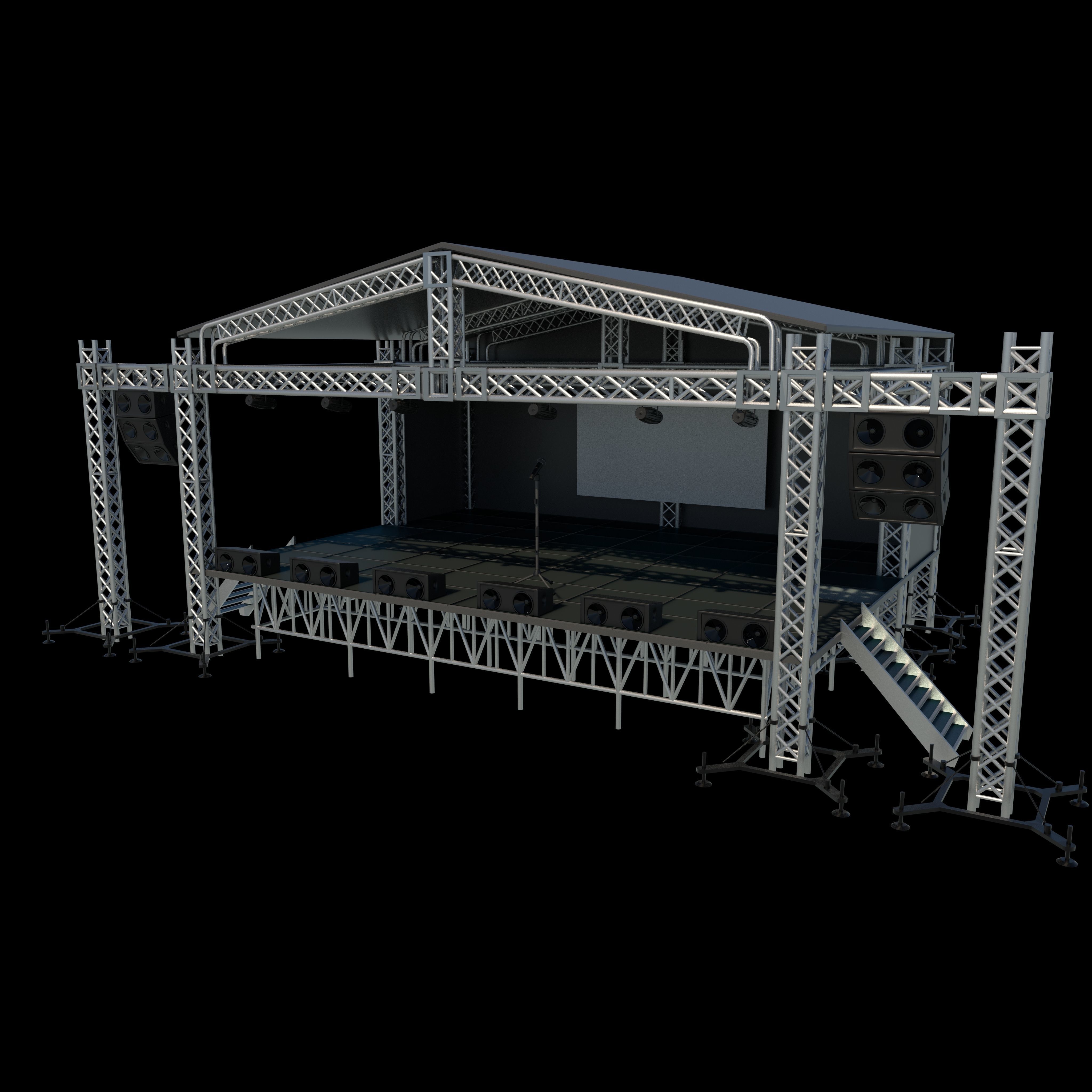 stage 3D model animated | CGTrader