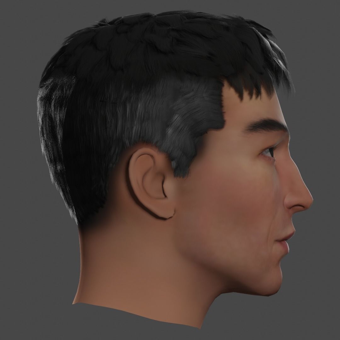 3D model Ezra Miller - The flash VR / AR / low-poly | CGTrader
