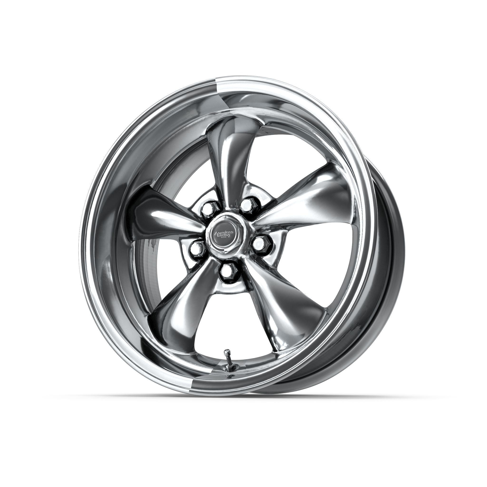 American Racing Torq-Thrust II Wheel 3D model | CGTrader