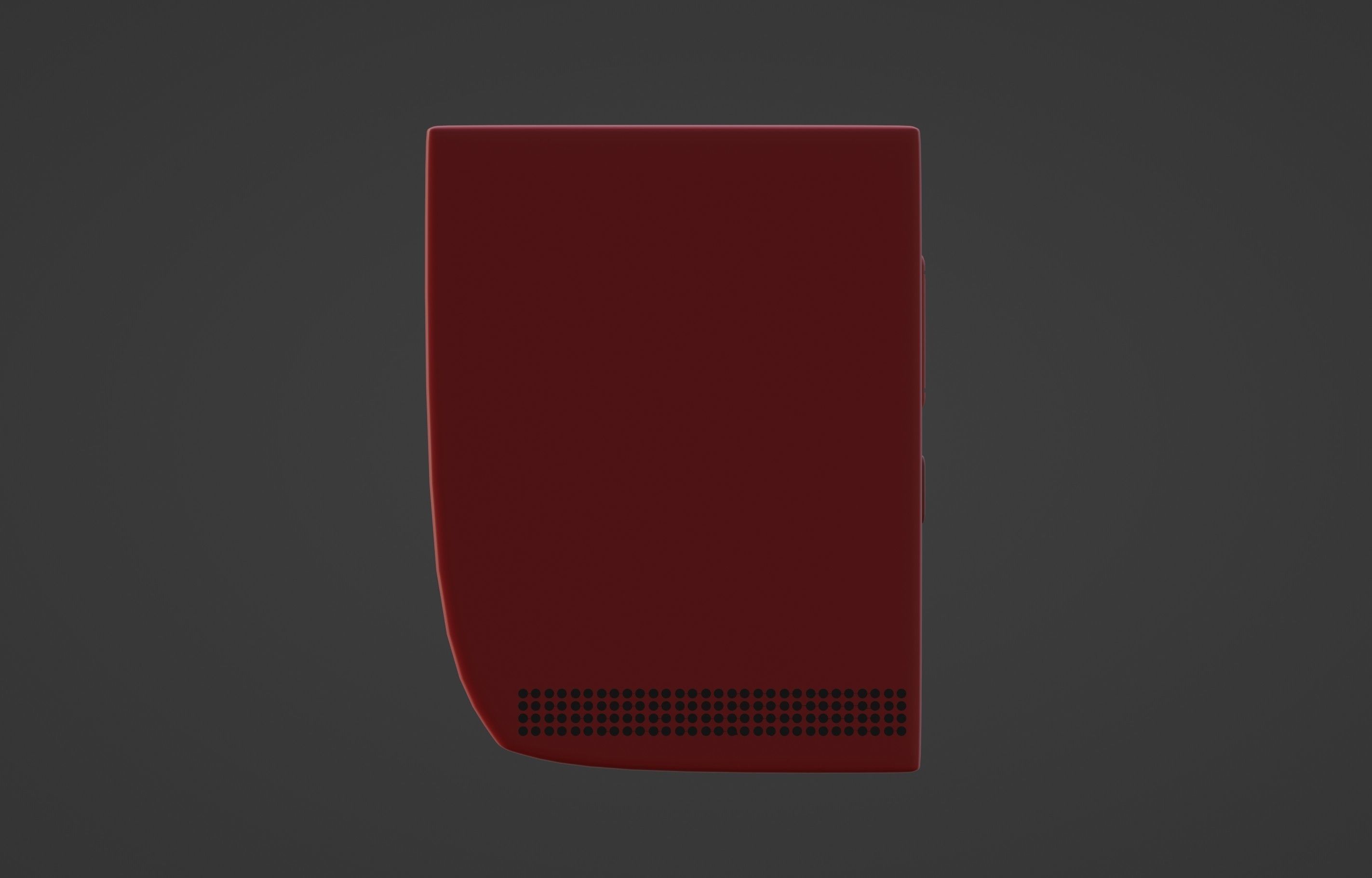 Red game console 3D model | CGTrader