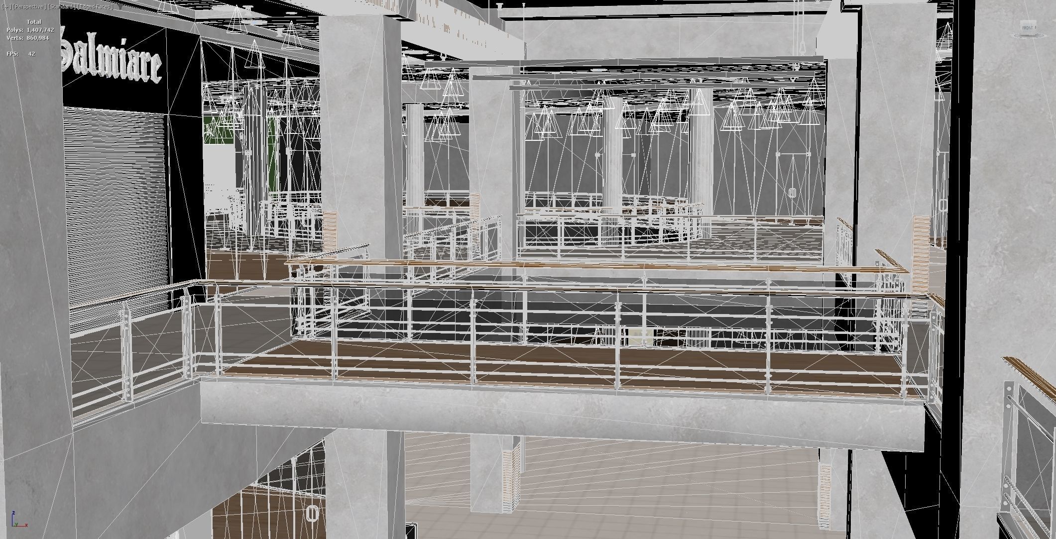 3D model Mall Environment VR / AR / low-poly | CGTrader