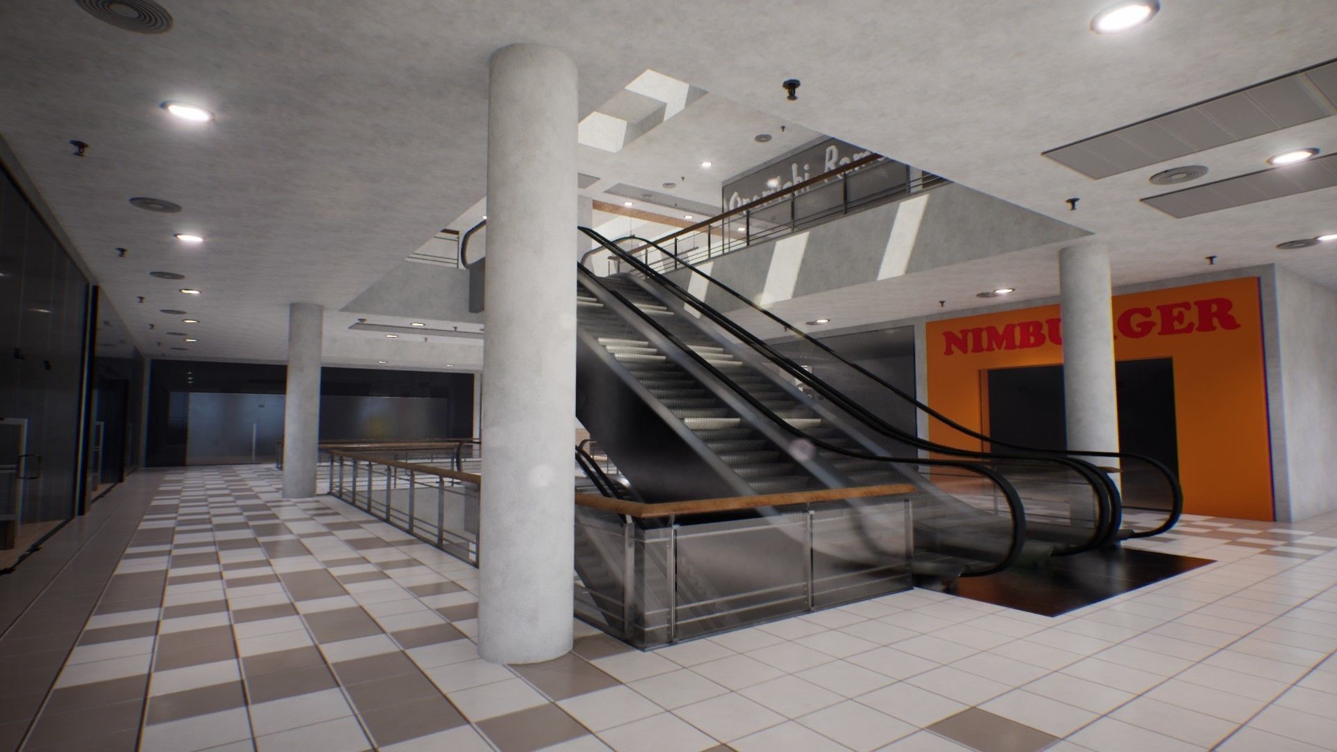 3D model Mall Environment VR / AR / low-poly | CGTrader