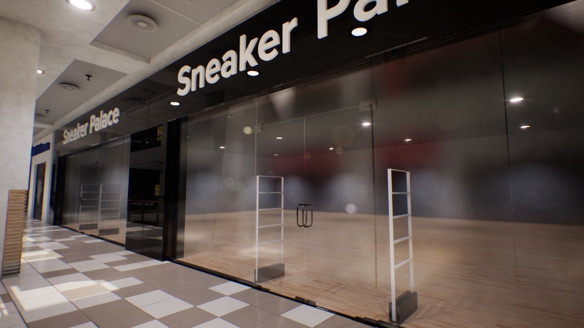 3D model Mall Environment VR / AR / low-poly | CGTrader